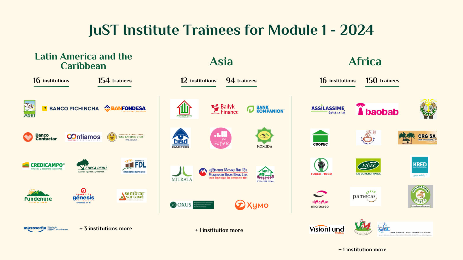 JuST Institute Trainings: Learn About Our First Cycle! - Just Institute